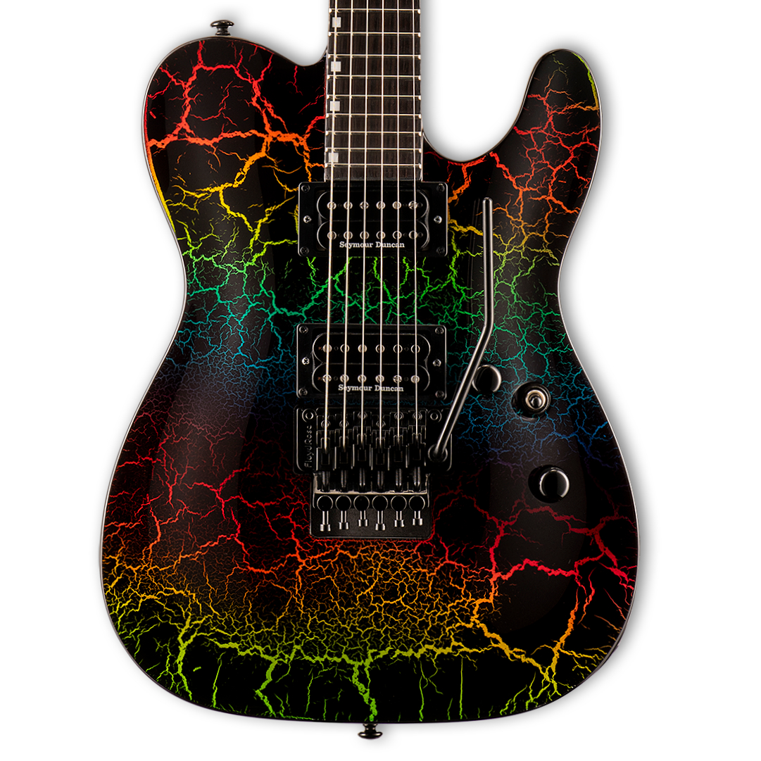 ESP Ltd Eclipse '87 Rainbow Crackle | Live Louder