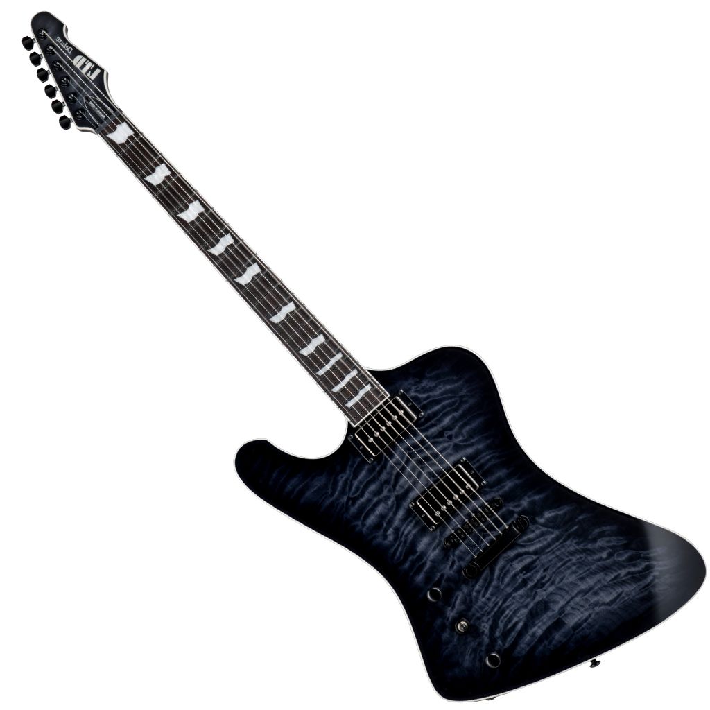 ESP Ltd Phoenix-1000 QM See Thru Black Sunburst LH | Live Louder