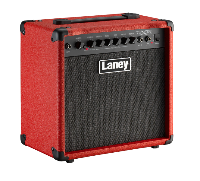 Laney LX20R - Guitar combo amp - 20W - 8 inch - Reverb - RED | Live Louder