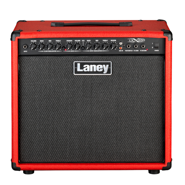 Laney LX65R - Guitar combo amp - 65W - 12 inch - Reverb - RED | Live Louder